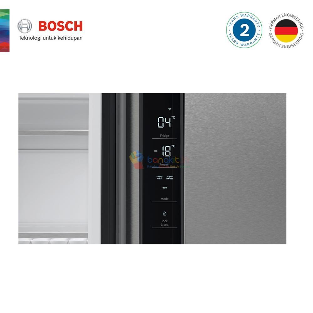 Bosch KFN96APEAG Kulkas French Door Freezer Bawah Multi Pintu Seri 6 ...