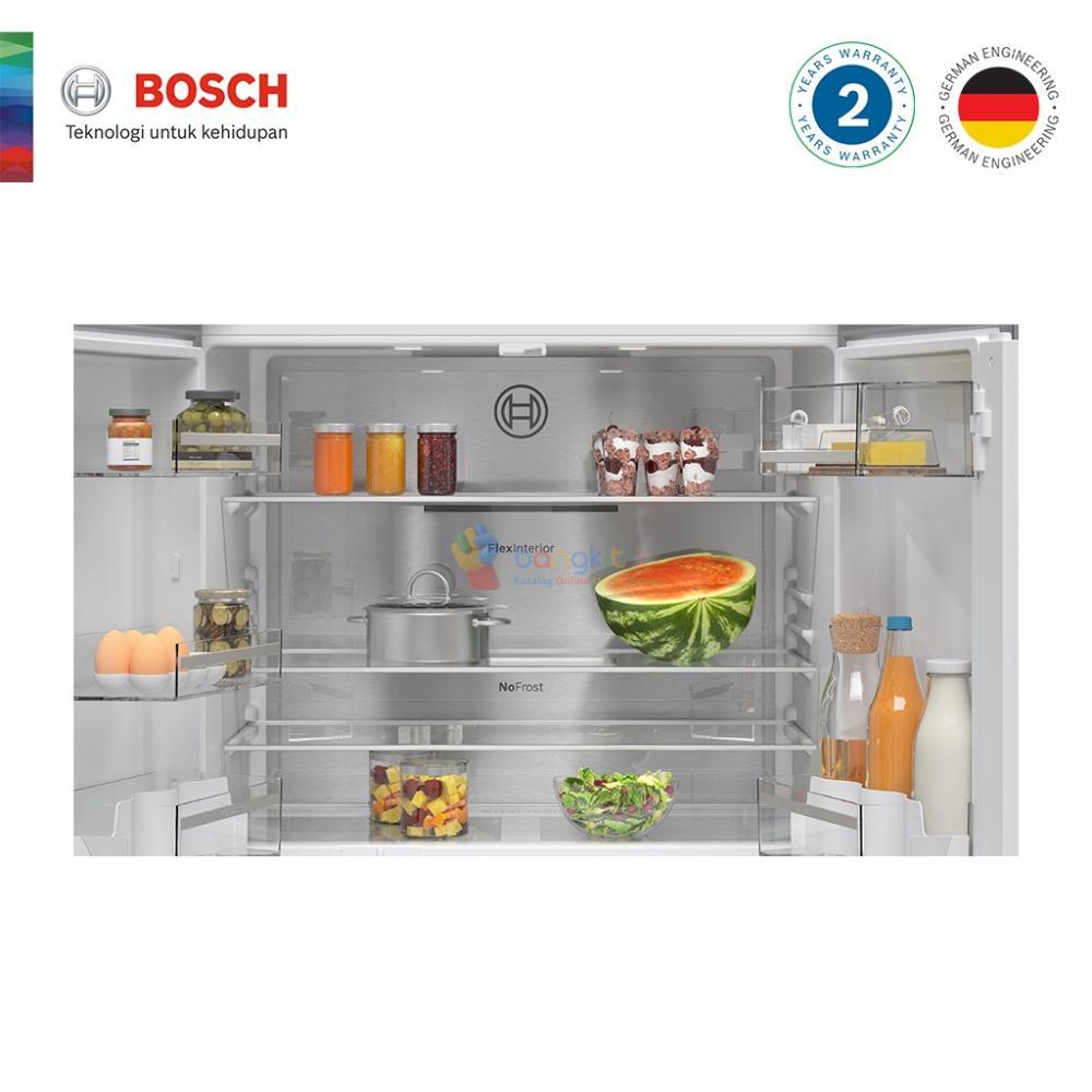 Bosch KFN96APEAG Kulkas French Door Freezer Bawah Multi Pintu Seri 6 ...